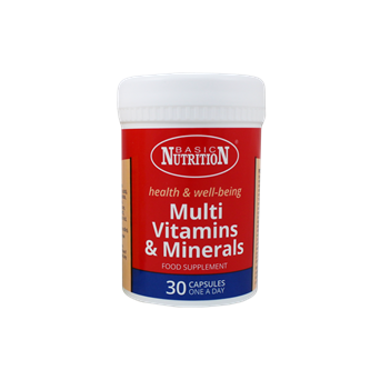 Basic Nutrition Multivitamins & Minerals 30's - HJA Store